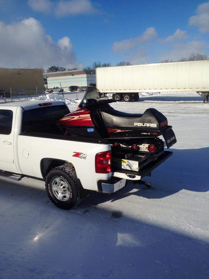 Snowmobile loading ramp – LoadAll InnerBox Loading Systems Inc.